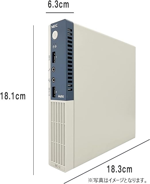 NEC 中古ミニPC MCシリーズ/Win 11 Pro/MS Office H&B 2019/Core i3-6世代/WIFI/